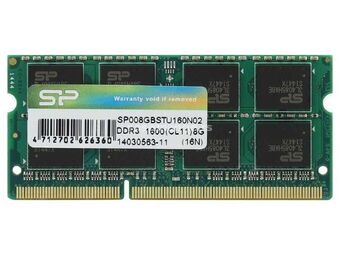 SILICON POWER Ram memorija 8GB/ DDR3/ SODIMM/ 1600Hz SP008GBSTU160N02