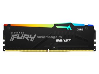 KINGSTON DIMM DDR5 32GB 5600MT/s KF556C40BBA-32 FURY Beast RGB Black