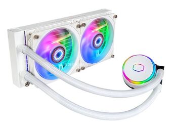 COOLER MASTER MasterLiquid PL240 FLUX White Edition vodeno hlađenje belo (MLY-D24M-A23PZ-RW)