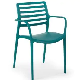 Baštenska stolica LOUISE XL-PETROL GREEN