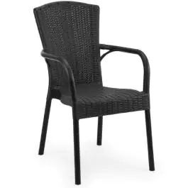 Baštenska stolica ROYAL-BLACK