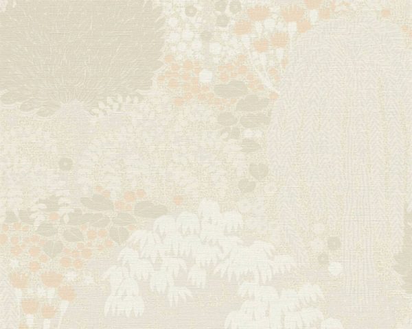 LIVINGWALLS WALLPAPER «FLORAL, BEIGE, CREAM, PINK, WHITE» 393502