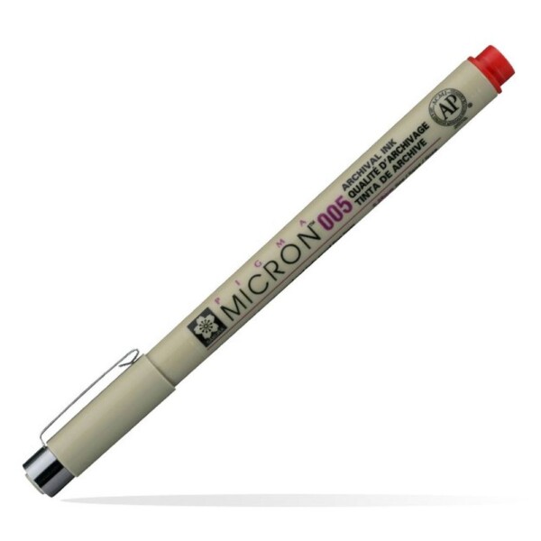 TALENS Pigma Micron Fineliner 005 – 0.20mm – red