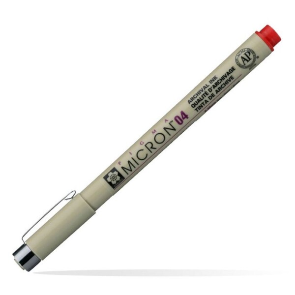 TALENS Pigma Micron Fineliner 04 – 0.40mm – red