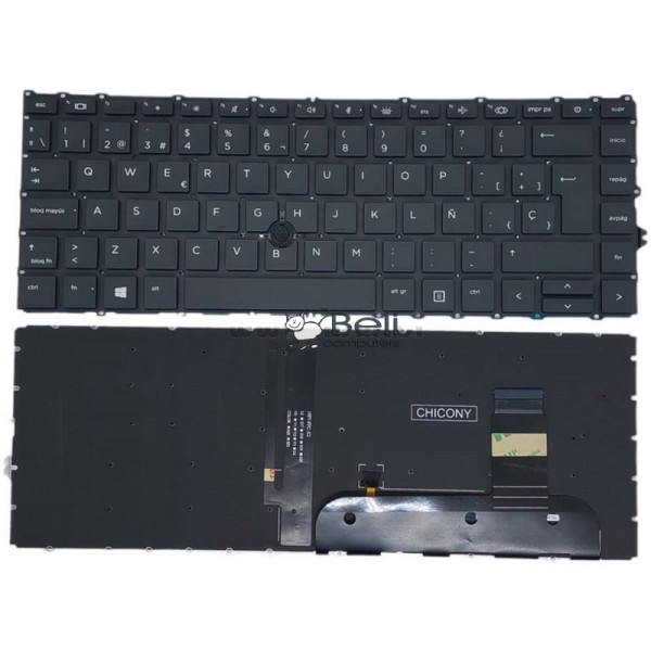 Tastatura za Laptop HP EliteBook 840 G7 840 G8 veliki enter backlight