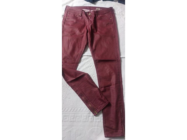 Pantalone -boja visnja-H&;M-29