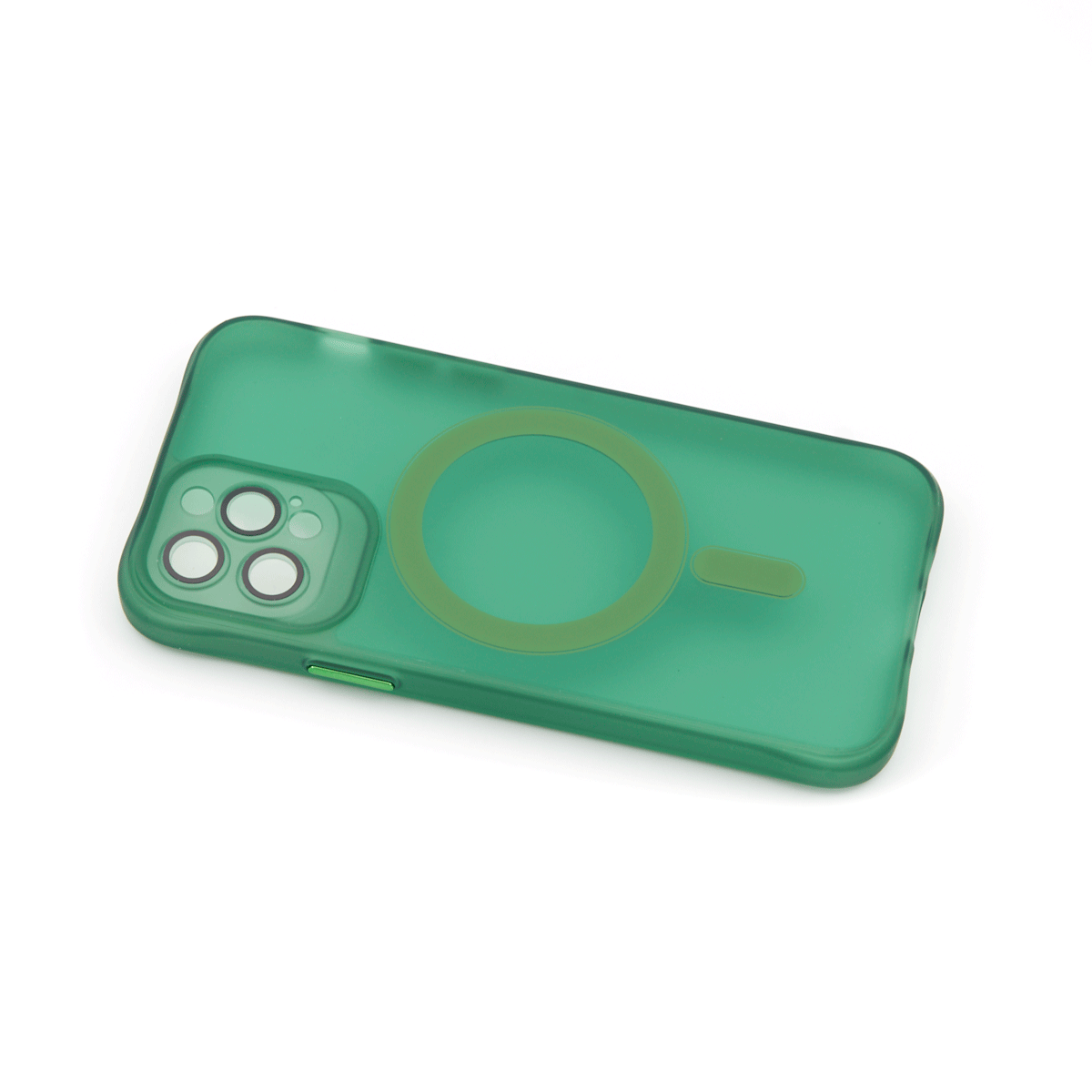 TPU TRANS-COLOR MAGSAFE for iPhone 12 Pro (6.1") zelena