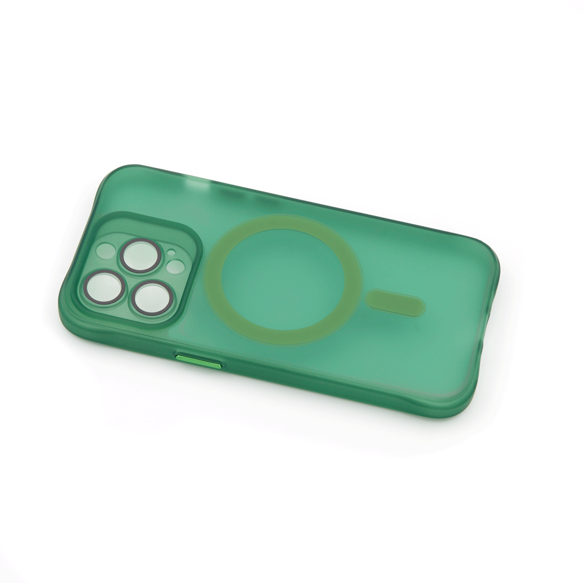 TPU TRANS-COLOR MAGSAFE for iPhone 13 Pro (6.1") zelena