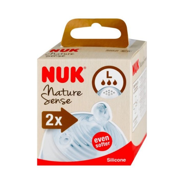 NUK cucla nature sense L, 2kom