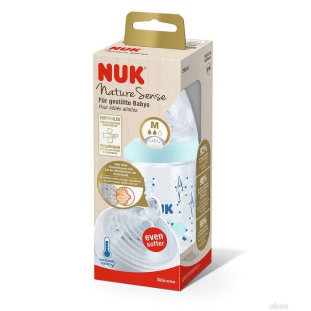 NUK nature sense flašica, 260ml