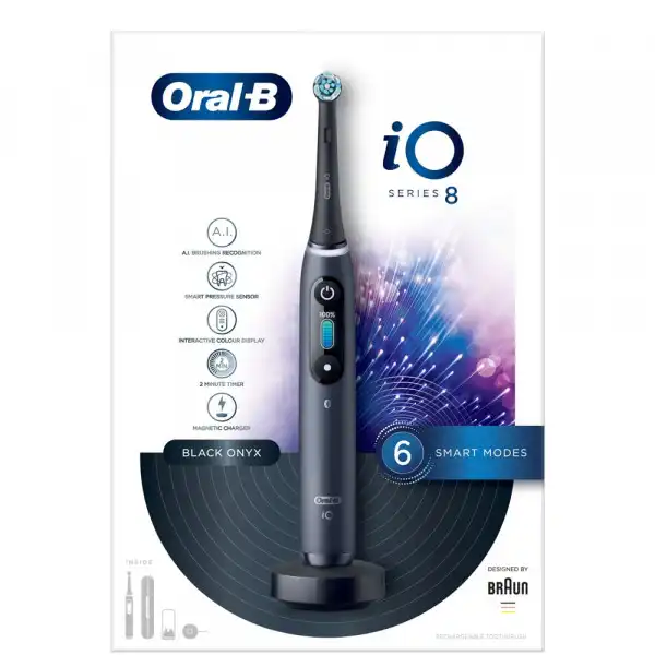 ORAL-B Power iO8 Black Onyx Električna četkica za zube