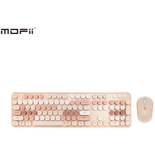 MOFII WL SWEET DM RETRO set tastatura i miš u MILK TEA boji