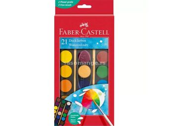 FABER CASTELL Vodene boje/ set 1/21 125021