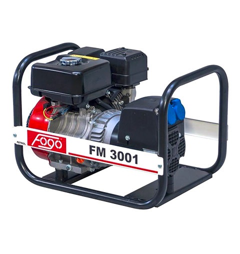 FOGO agregat FM 3001, 2.7kW, 230V benzin, Mitsubishi motor