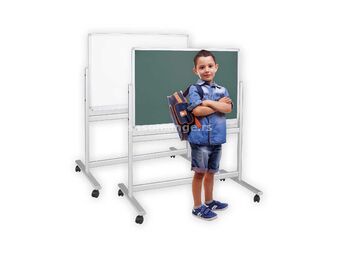 Tabla bela/zelena dvostrana 2x3 TDSK96 60X90 EDU KIDS