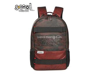 S-COOL Ranac Teenage Superpack Military Burgundy SC1658