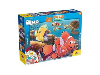 LISCIANI Puzzle Nemo 2u1 složi I oboji - 60 delova