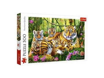 TREFL Puzzle Porodica tigrova - 500 delova