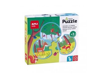 APLI Trio puzzle - životinje