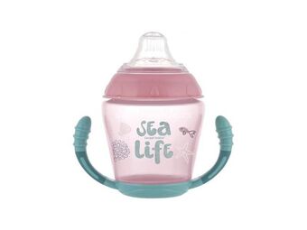 CANPOL Šolja 230 ml - Sea Life pink boje