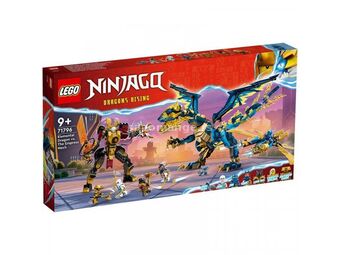 LEGO 71796 Elementarni zmaj protiv imperatorkinog meka