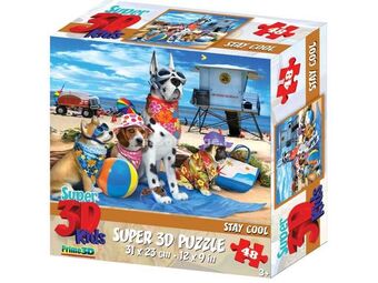 SUPER 3D PUZZLE - Stay Cool 48 delova