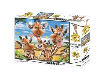 PRIME 3D PUZZLE - Selfie Žirafe 500 delova