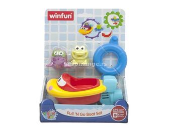 WINFUN Igračka za kupanje brodić sa žabom 007116-NI