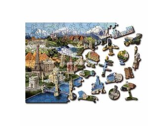 WOODEN CITY Drvene puzzle - Znamenitosti L