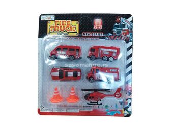 PANGRAF Set igračaka vatrogasna stanica