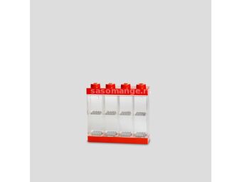 LEGO Izložbena polica za 8 minifigura - crvena