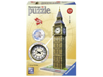 Ravensburger 3D puzzle (slagalice) - Big Ben sa satom