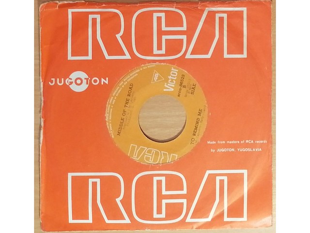 SP MIDDLE OF THE ROAD - Soley Soley (1971) 1. press, VG
