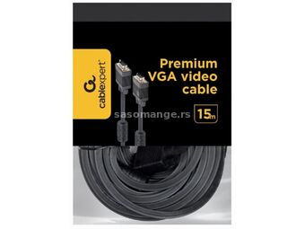 GEMBIRD CC-PPVGA-15M-B VGA to VGA kabl black 15m