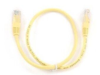 GEMBIRD PP12-0.25M/Y Mrezni kabl/ CAT5e UTP Patch cord 0.25m yellow