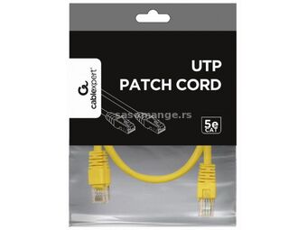 GEMBIRD PP12-2M/Y Mrezni kabl/ CAT5e UTP Patch cord 2m yellow