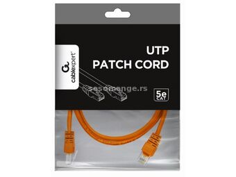 GEMBIRD PP12-1M/O Mrezni kabl/ CAT5e UTP Patch cord 1m orange