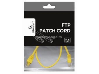 GEMBIRD PP22-1M/Y Mrezni kabl FTP Cat5e Patch cord/ 1m yellow