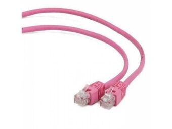 GEMBIRD PP12-5M/RO Mrezni kabl/ CAT5e UTP Patch cord 5m pink