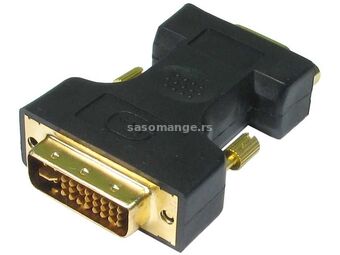 FAST ASIA Adapter DVI-I (M) - VGA (F) crni