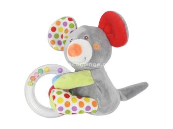 LORELLI Plišana igračka sa zvečkom -Miš
