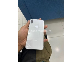 iPhone X 64GB Silver Sim Free NOVO! 100%BH