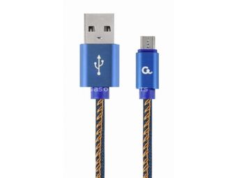 GEMBIRD Micro USB kabl/ CC-USB2J-AMmBM-1M/ 1m/ plava