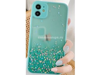 Futrola 3D Sparkling star silicone Turquoise IPHONE MCTK6- XS Max