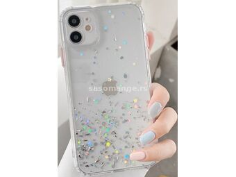 Futrola 3D Sparkling star silicone Transparent IPHONE MCTK6- XS Max