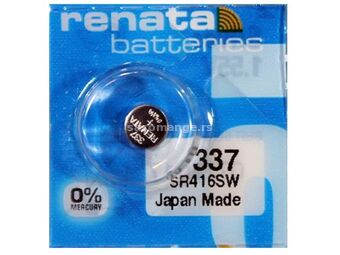 RENATA Baterija 337 1/55V Srebro oksid/ 1kom