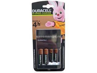 DURACELL Punjač + punjive baterije 2xAA NiMH 1300mAH+ 2xAAA 750mAh