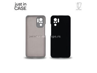 JUST IN CASE 2u1 Extra case MIX PLUS paket crni za Redmi Note 10s