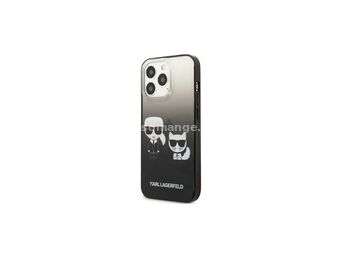 KARL LAGERFELD Futrola za iPhone 13 Pro/ crna Karl &amp; Choupette Head Gradient