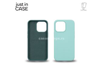 JUST IN CASE 2u1 Extra case MIX za iPhone 13 PRO/ mint/maslinasta